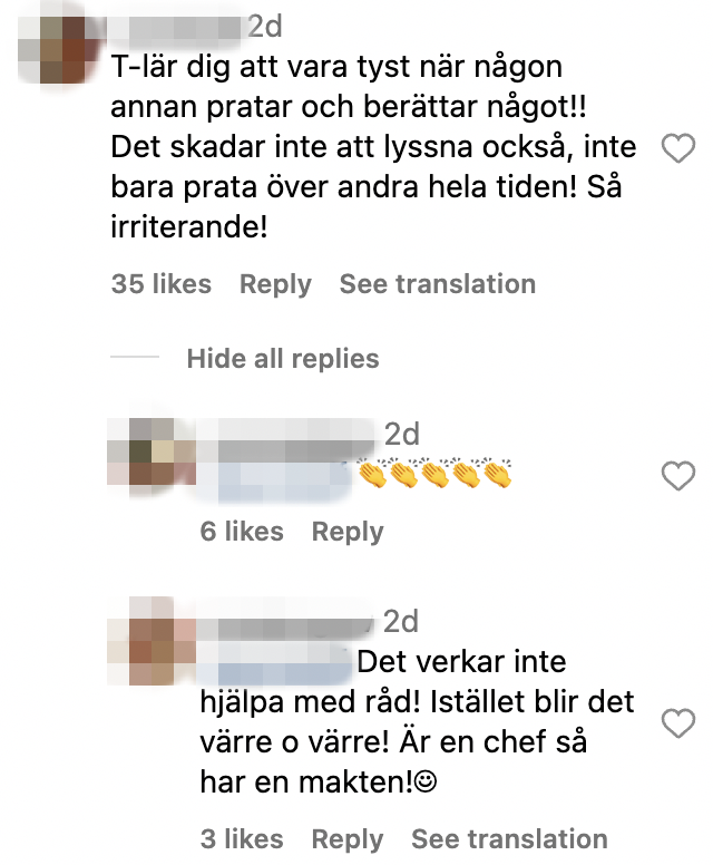 Tittarnas hårda kritik mot Tilde de Paula Eby i Efter fem: "Katastrof"